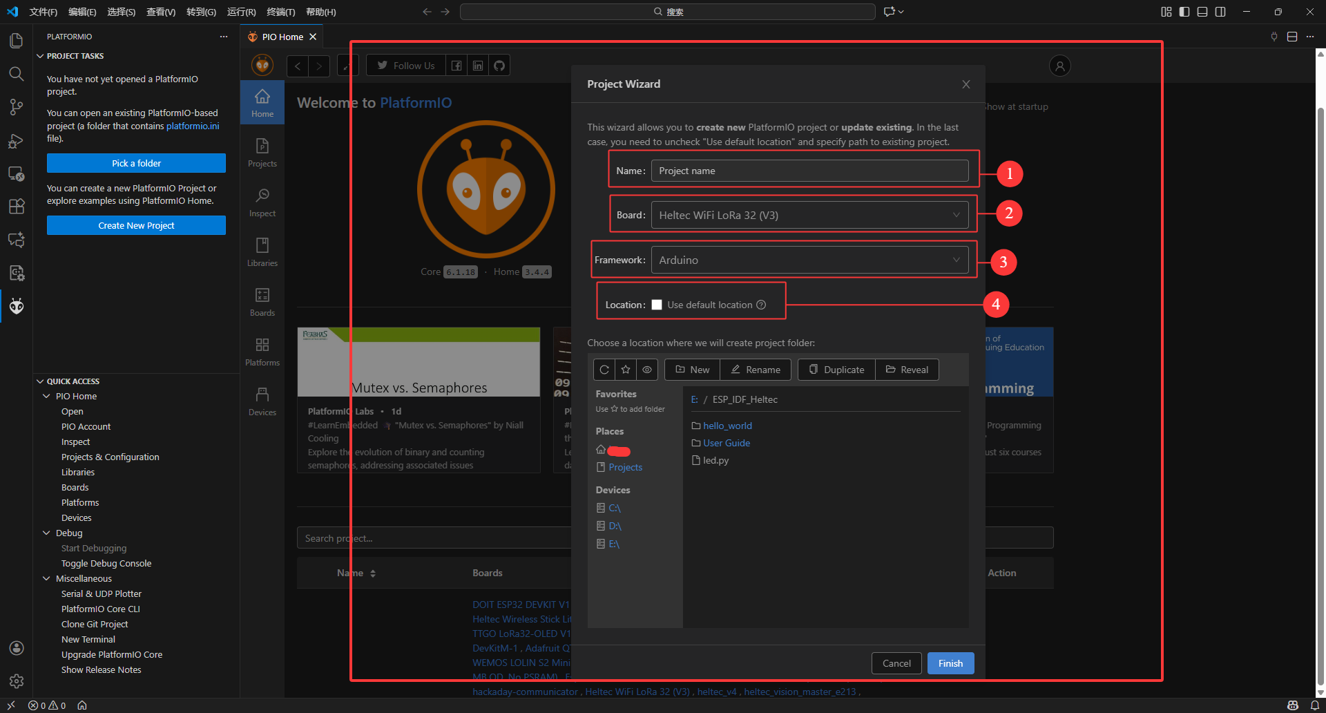 PlatformIO Guide | Heltec Docs & News